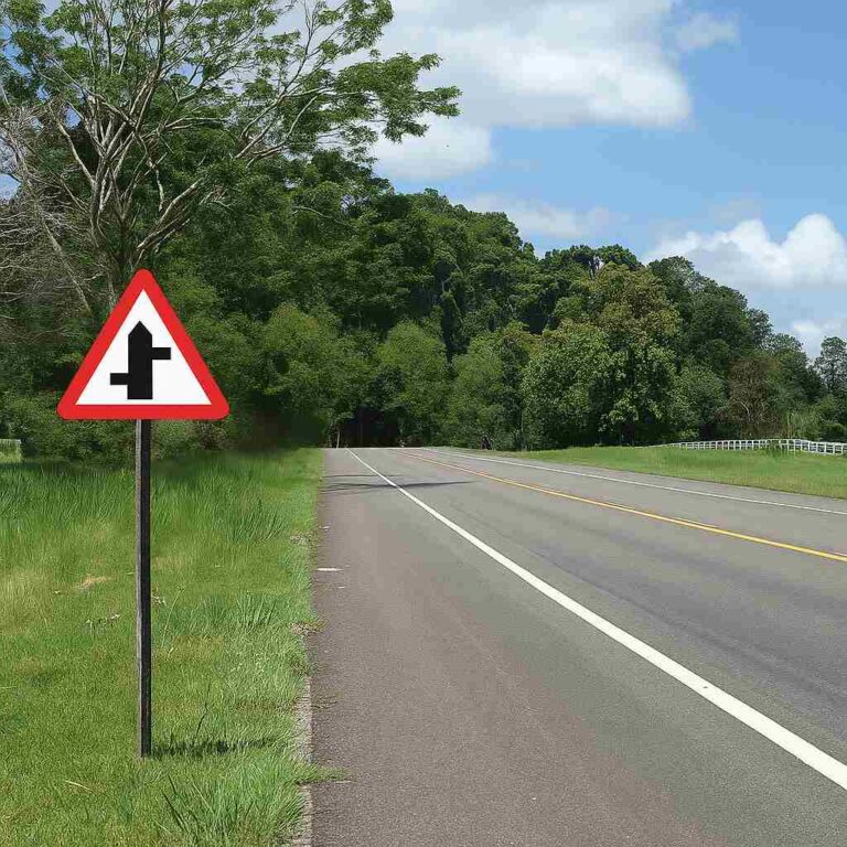 Staggered Junction: Guide to Road Design & Safety - Traffic Signs Test